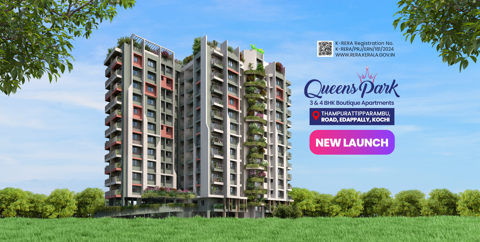 Premium Flats for sale in Edappally | Veegaland Queens Park