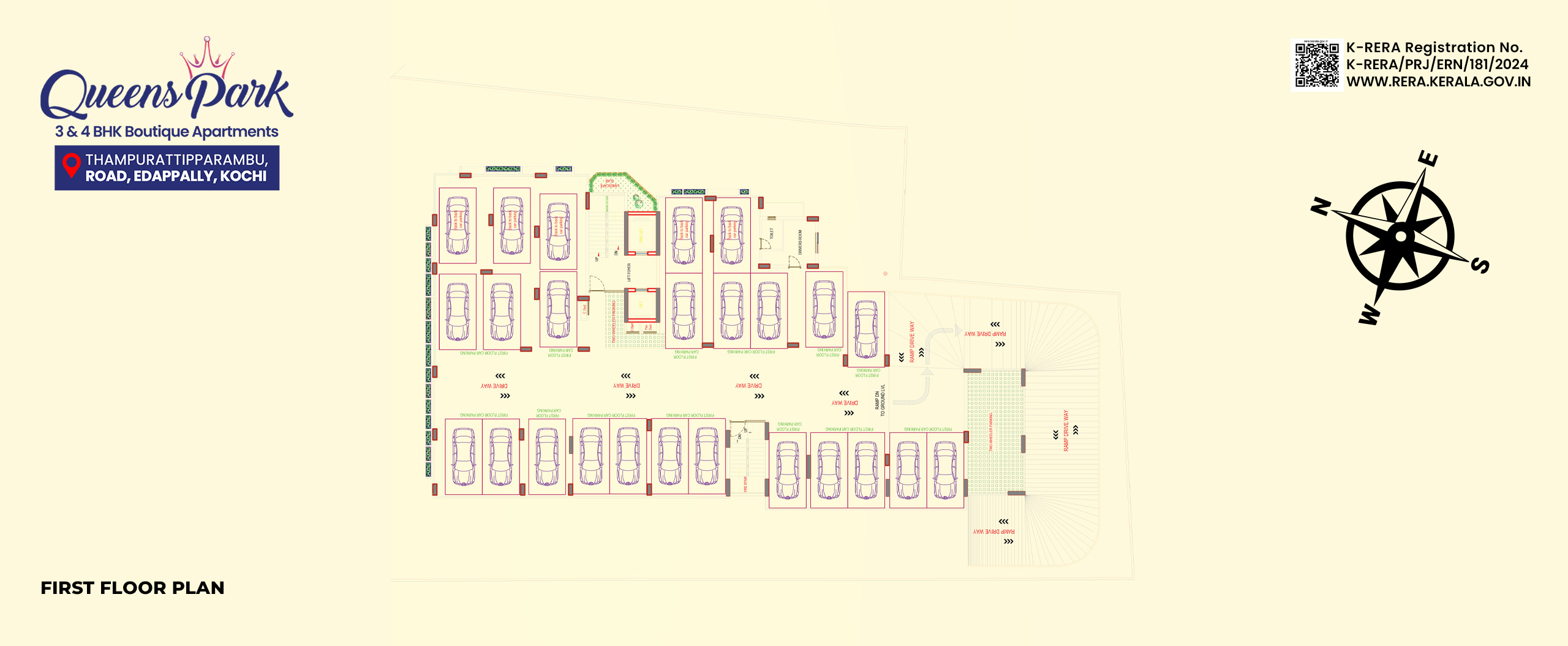 Premium Flats for sale in Edappally | Veegaland Queens Park