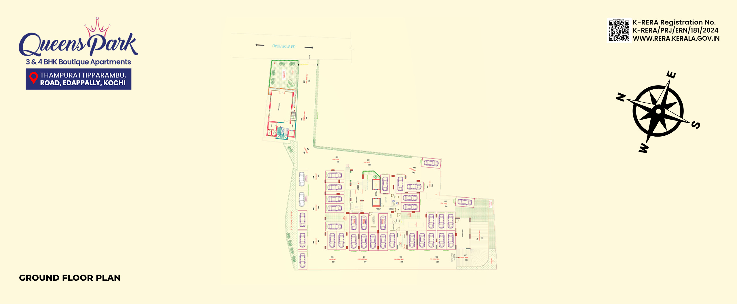 Premium Flats for sale in Edappally | Veegaland Queens Park